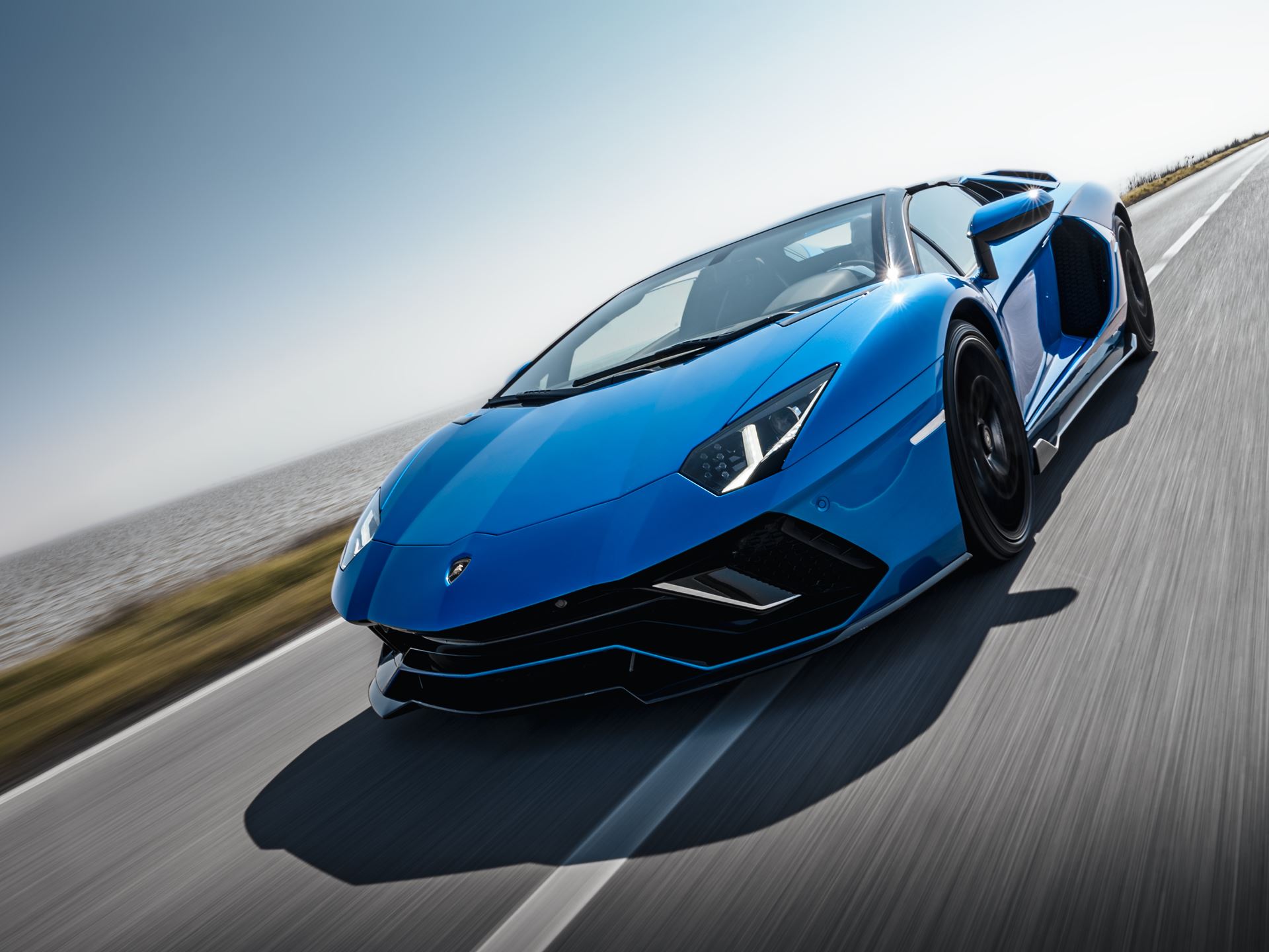 Aventador Ultimae for the first time on road
