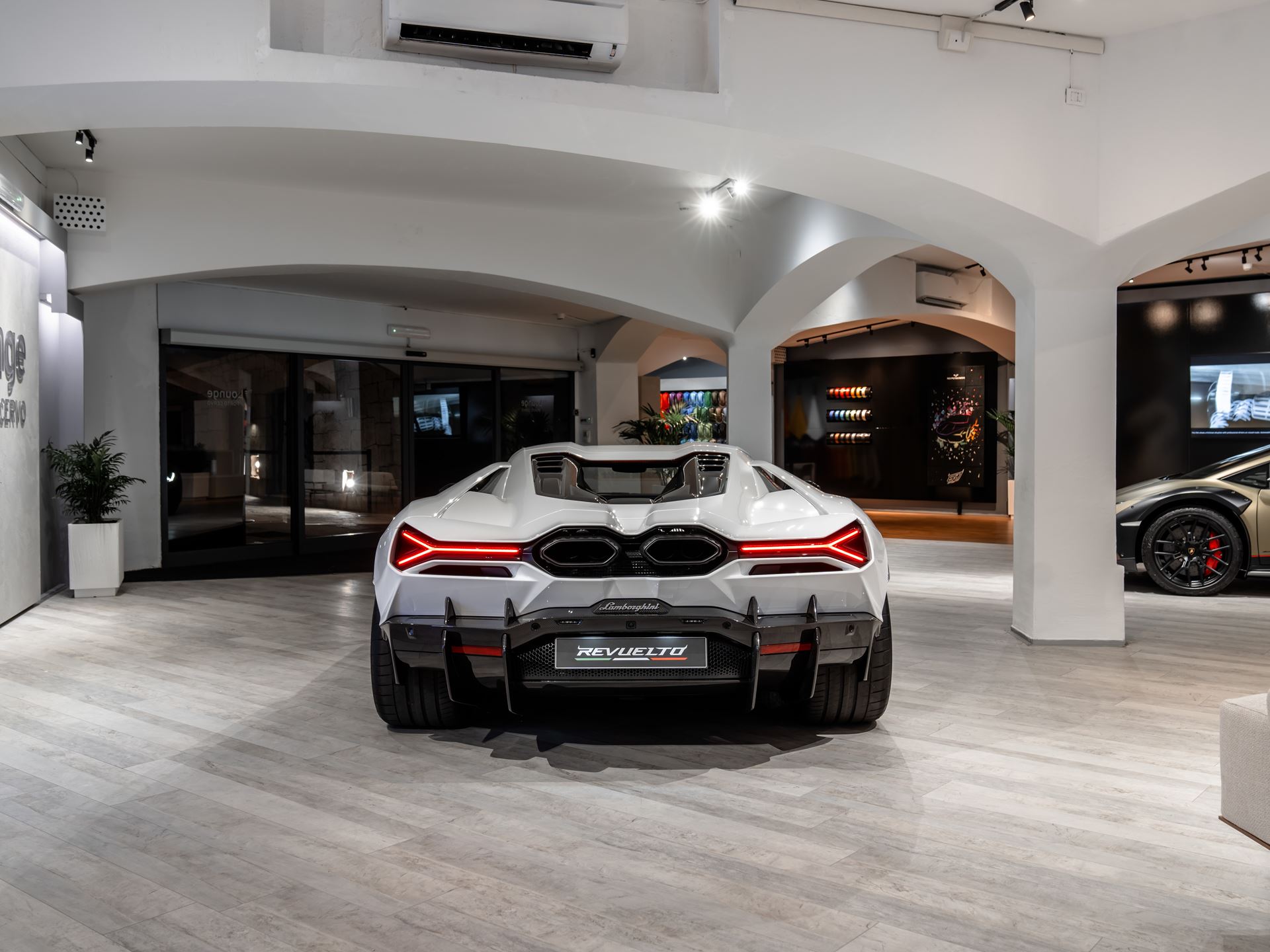 Revuelto at Lamborghini Lounge Porto Cervo