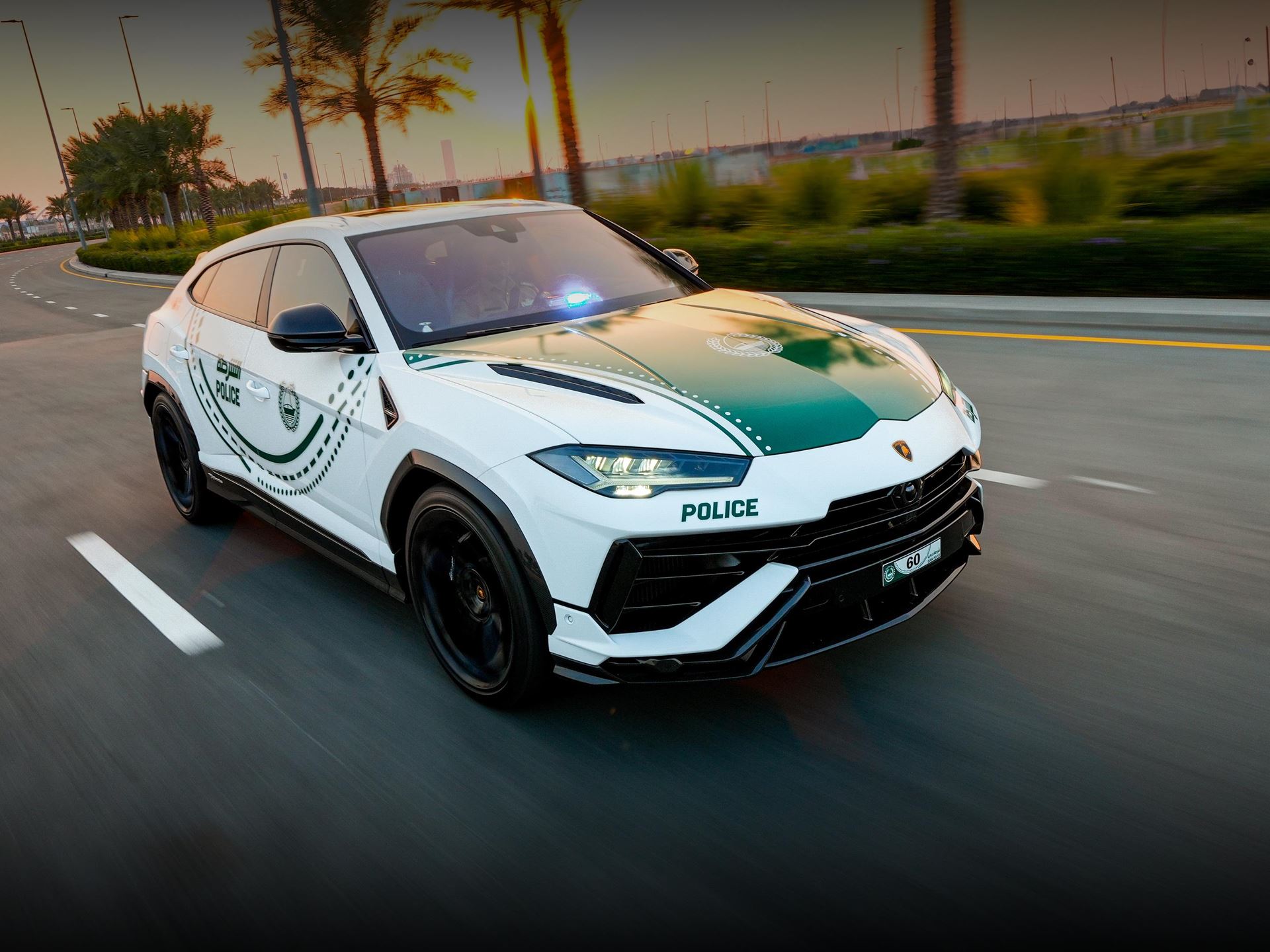 Urus Performante Dubai Police car