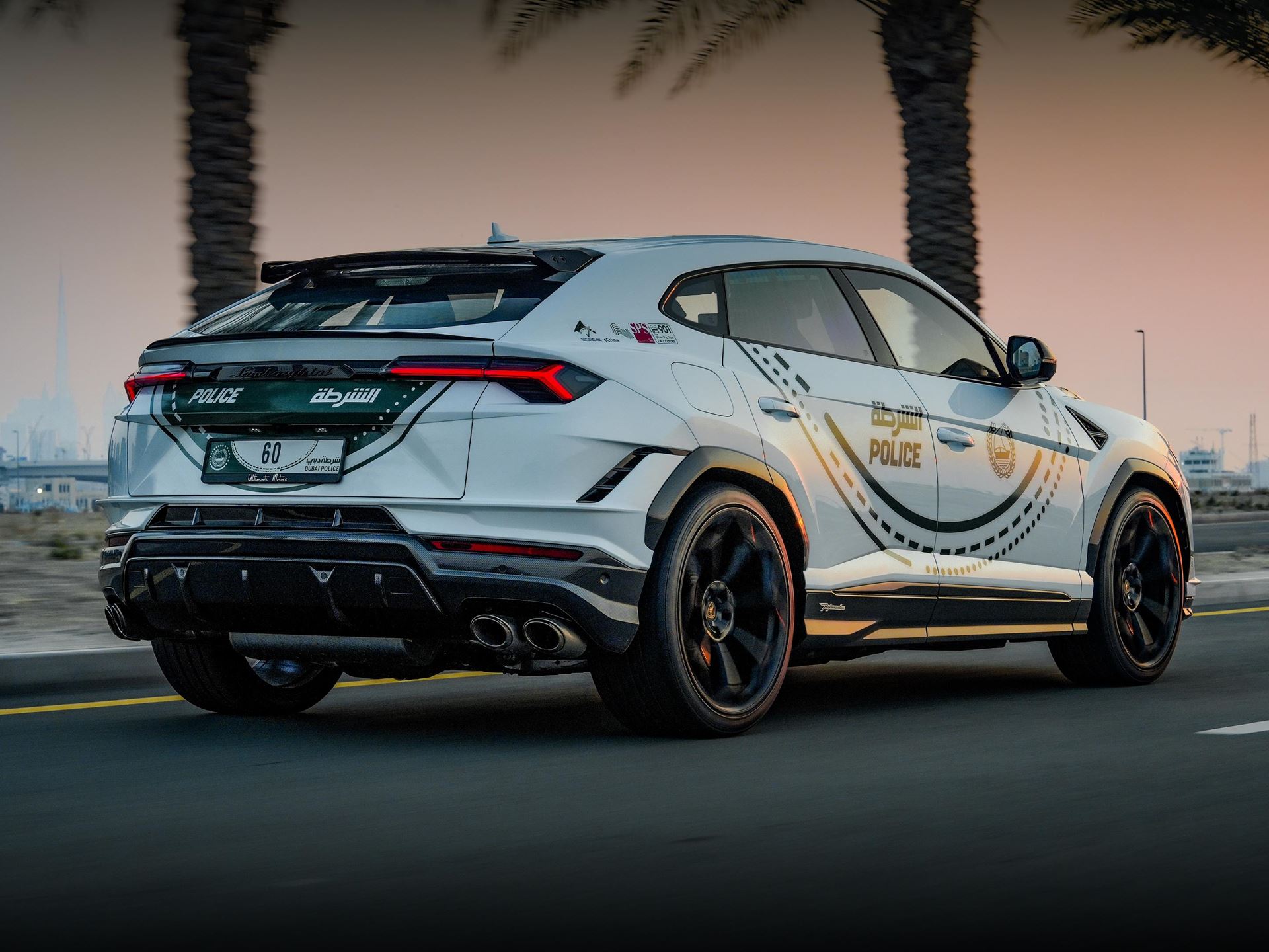 Urus Performante Dubai Police car