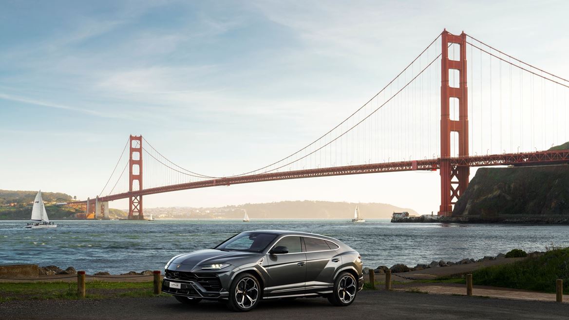 Lamborghini Urus in San Francisco