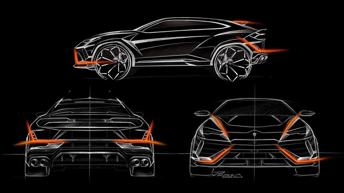 Urus Performante Sketch