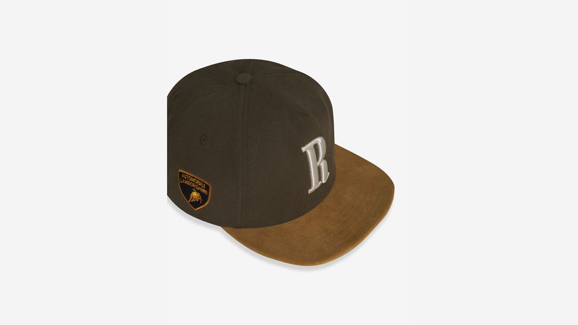 Rhude x Lamborghini Military Twill Racing Hat - Side