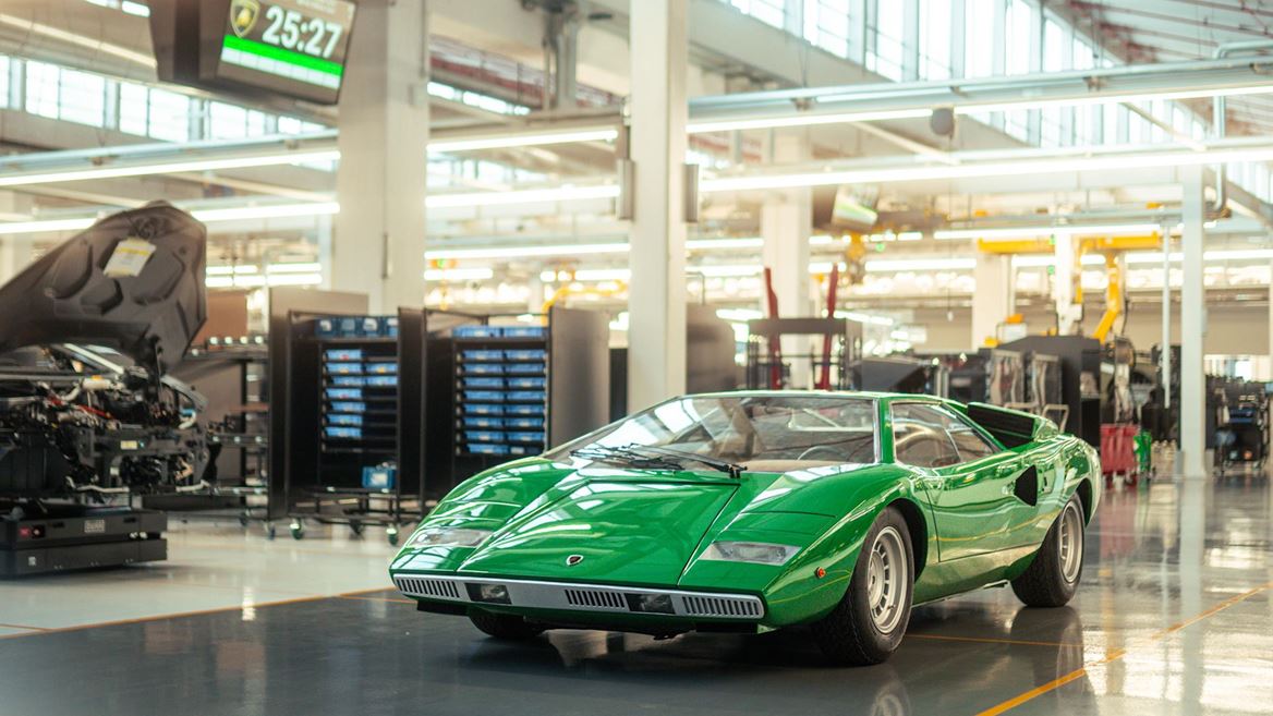 1974 – 2024 50 years since production of the first Lamborghini Countach
