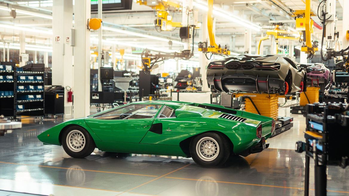 1974 – 2024 50 years since production of the first Lamborghini Countach