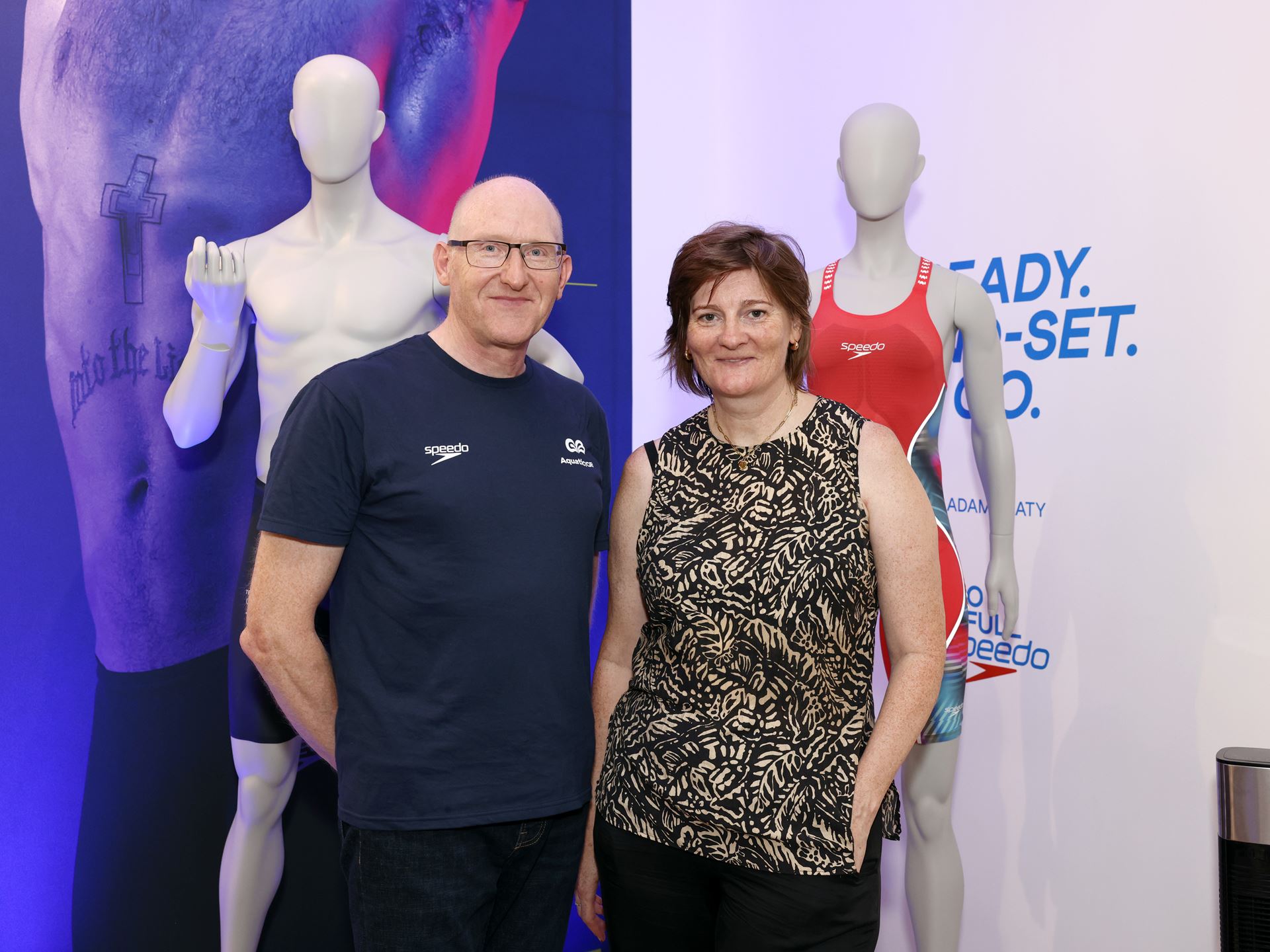 The Anderson family attends the Speedo Cafe Meet the Friends and Family ...